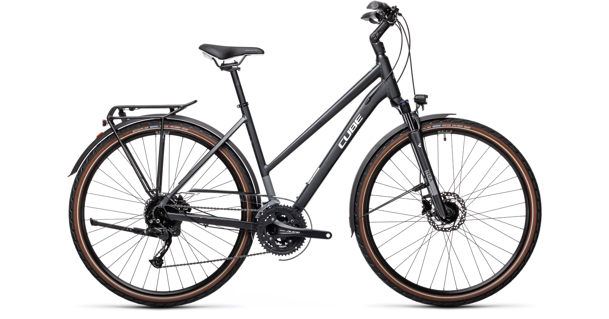 CUBE TOURING EXC IRIDIUM N WHITE 28 TRAPEZ 2021 TREKKING KEREKPAR